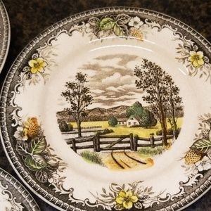 Dining | Very Vintage Hand Painted Small Plates | Poshmark